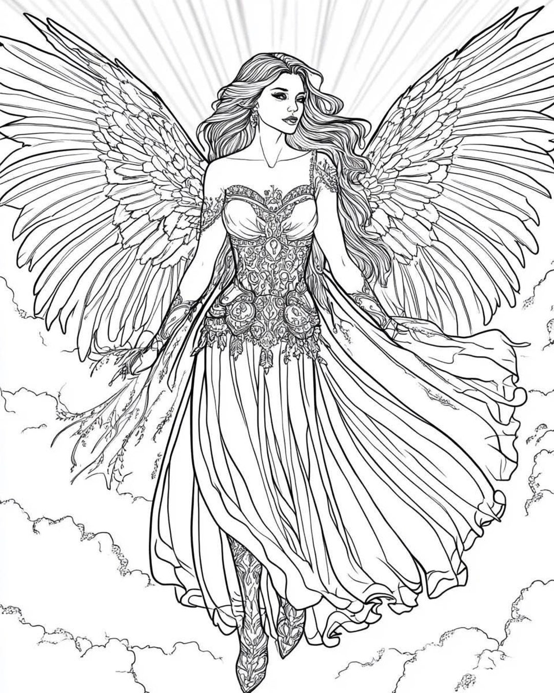 Coloring Pages, 5 Fairy Warriors Coloring Pages, Printable Coloring ...