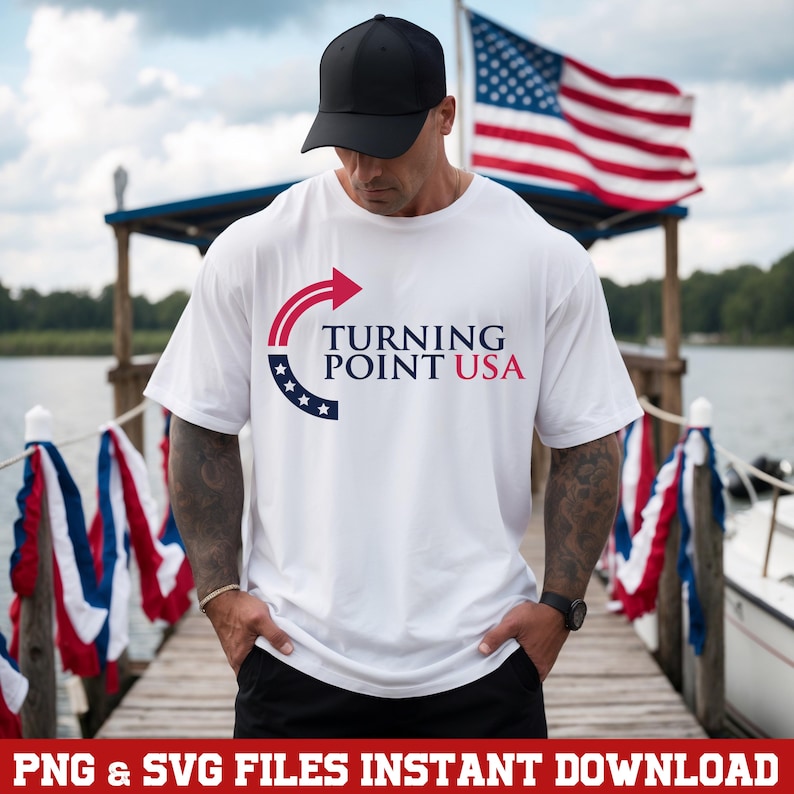 Turning Point USA Logo: SVG & PNG Files for Shirt Design (digital ...