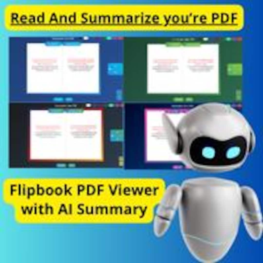 Realistic Flipbook Viewer With Animated PDF Pages and Built-in AI ...