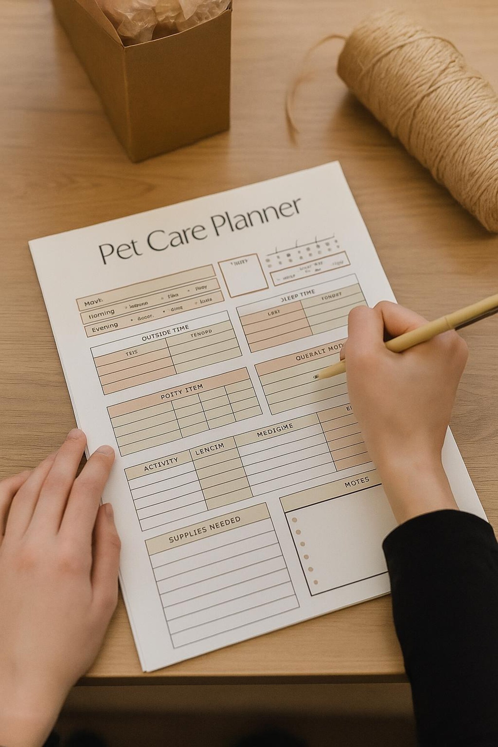 Pet Care Planner Printable: Vet Log, Routine Tracker (PDF) - Etsy