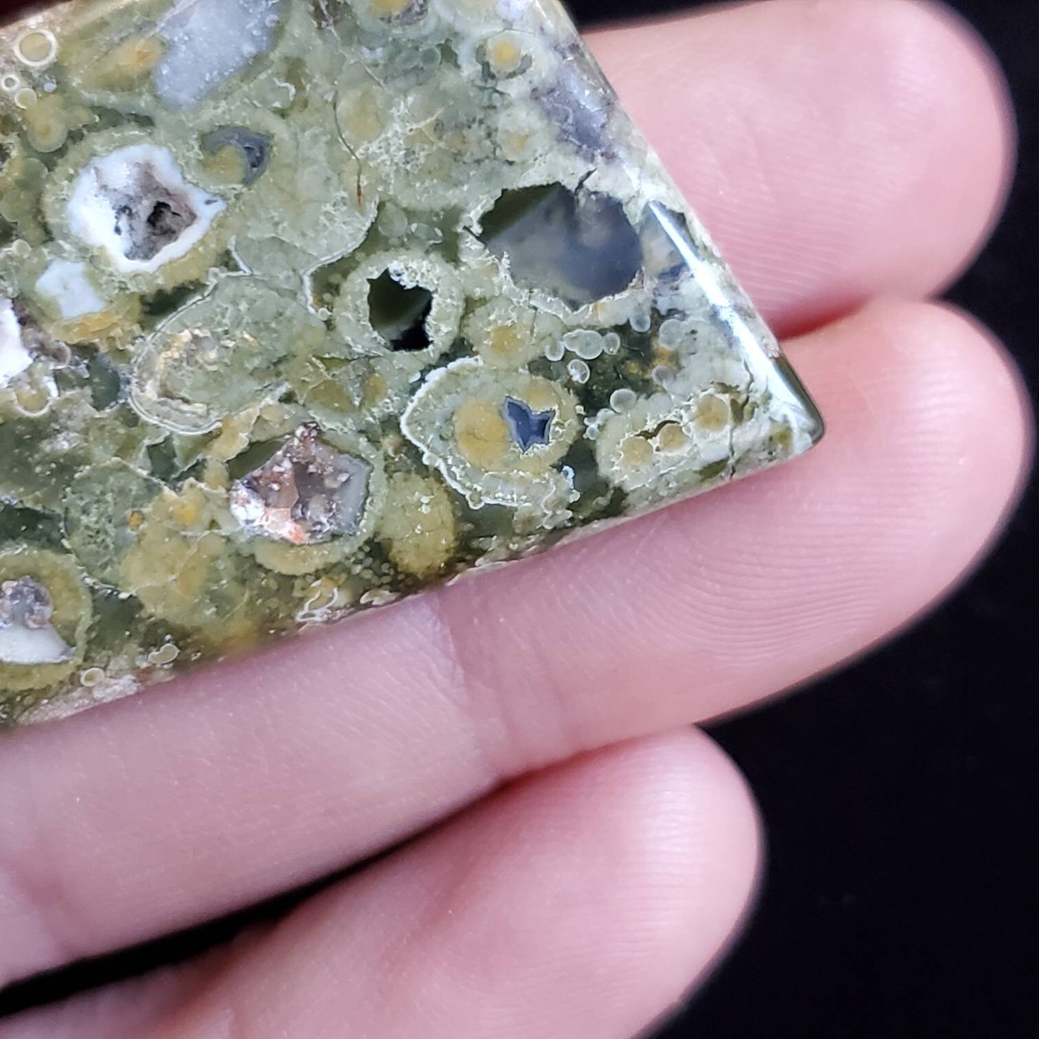 Cabochón De Jaspet Rainforest - Etsy España