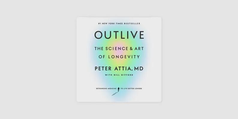 Outlive: the Science and Art of Longevity Book by Peter Attia - Etsy