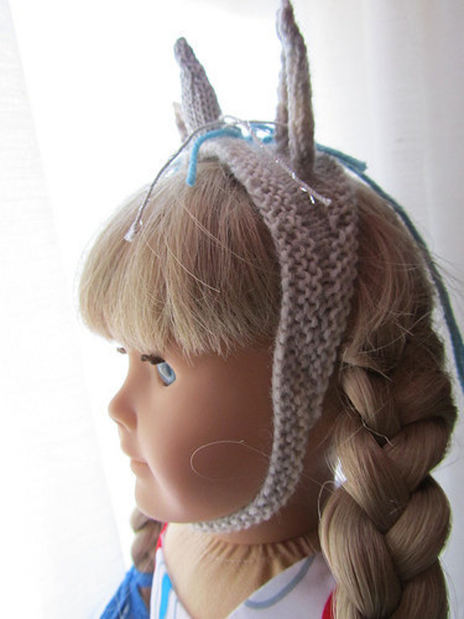 Knitting Pattern Unicorn Headband for 18 Inch Doll - Etsy