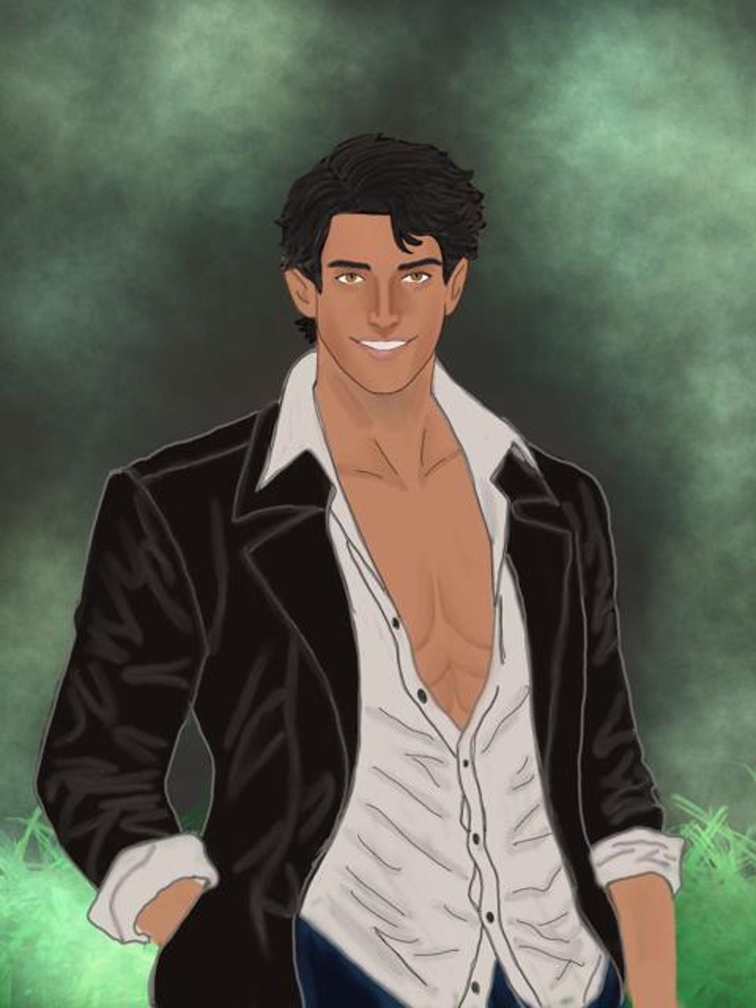 Custom Character Art for Your Book - Etsy