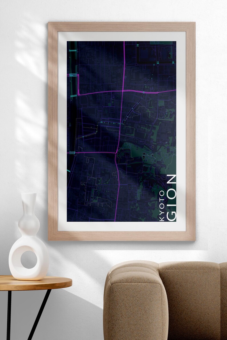 Multi Layered Map, Editable Vector Map | Geisha District, Info-graphic ...
