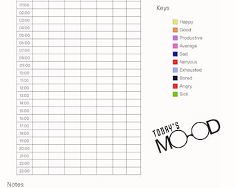Flower Mood Tracker - Etsy