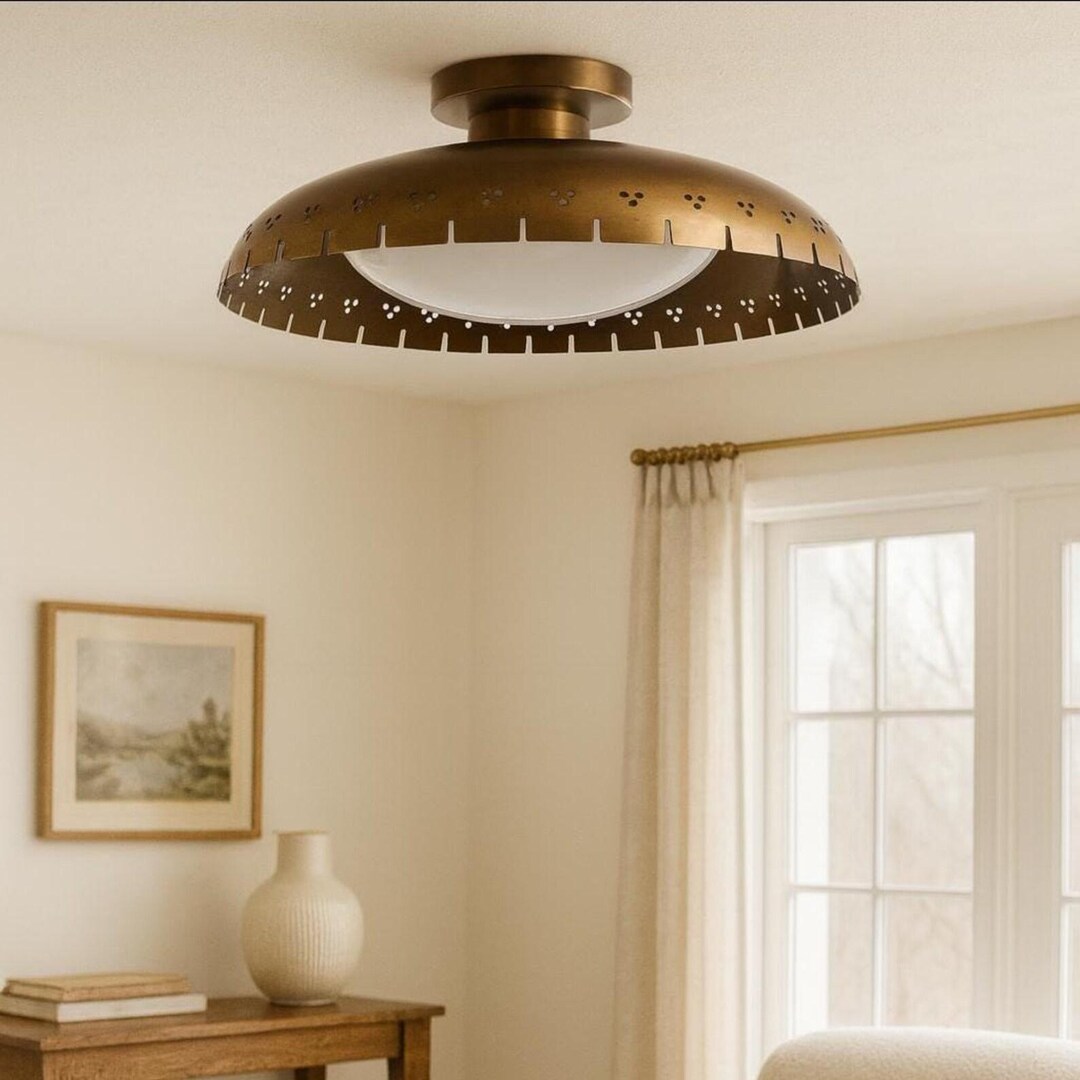 Flush Mount Ceiling Light, Mid Century Modern Decor Mid Century Modern ...