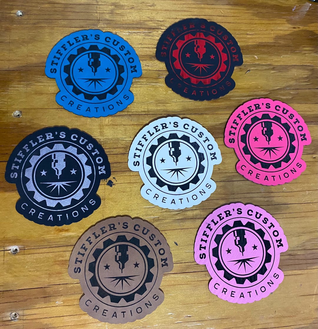 Custom Laser Engraved Leatherette Patches - Etsy
