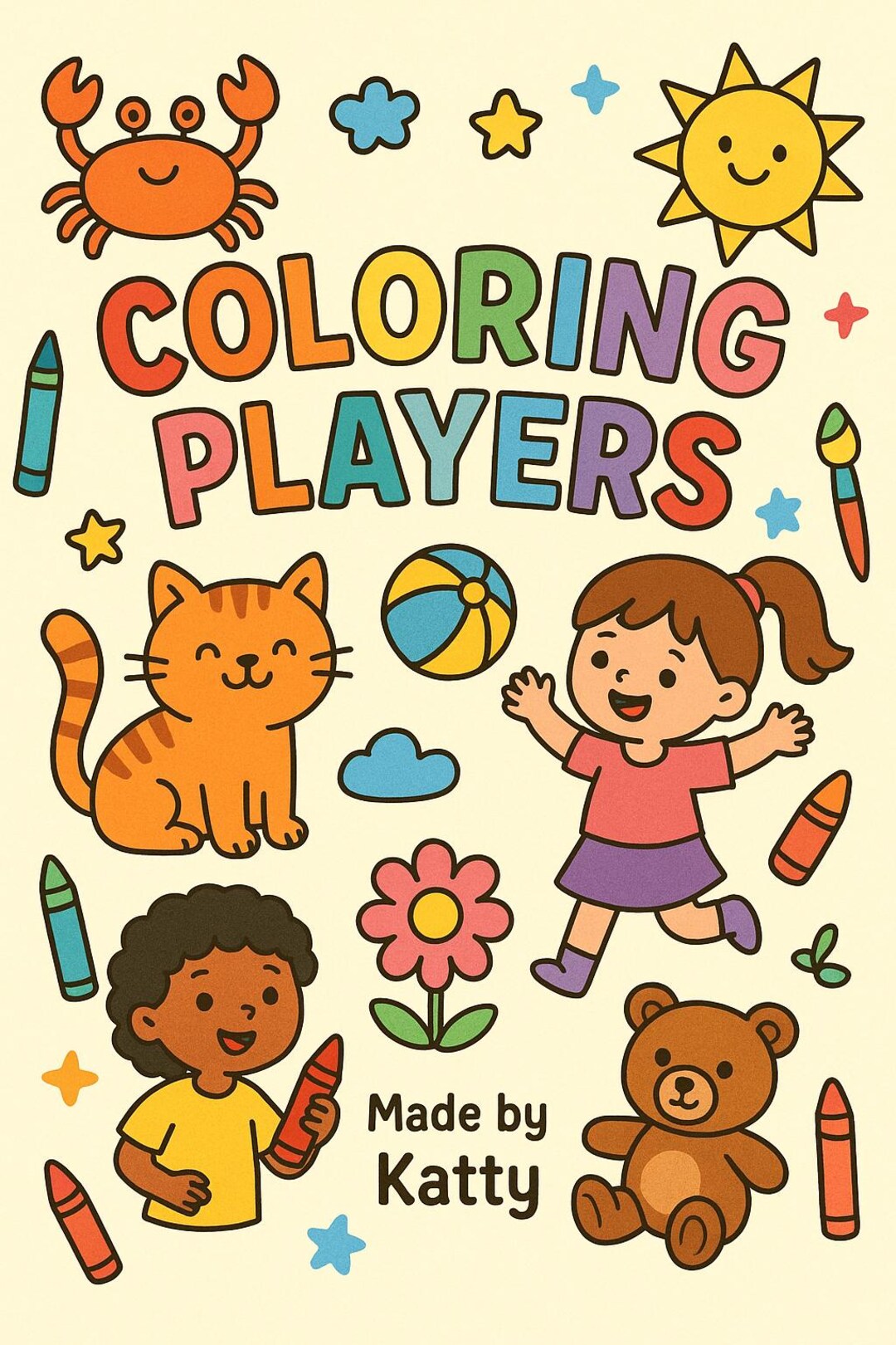 Sports Coloring Book: 10 Players Pages for Kids (digital Download) - Etsy