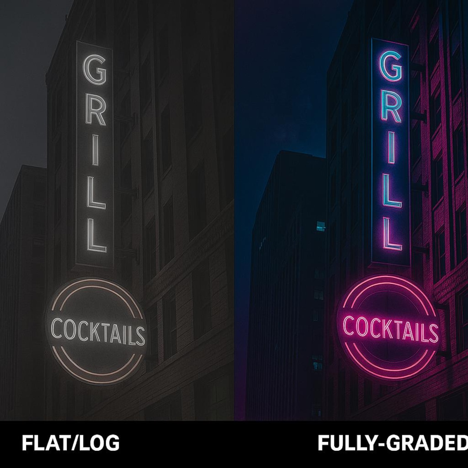 Neon Veins Lut/preset / Pack: Cinematic Color Grading (digital Download ...
