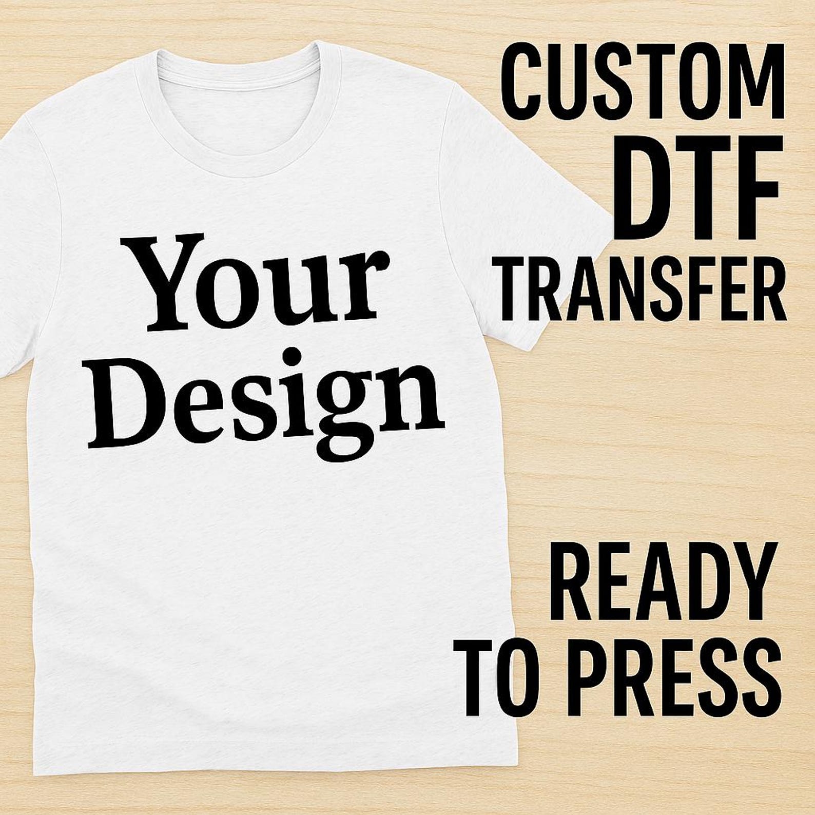 Custom Full Color DTF Heat Transfers | Upload Your Design, Ready to ...