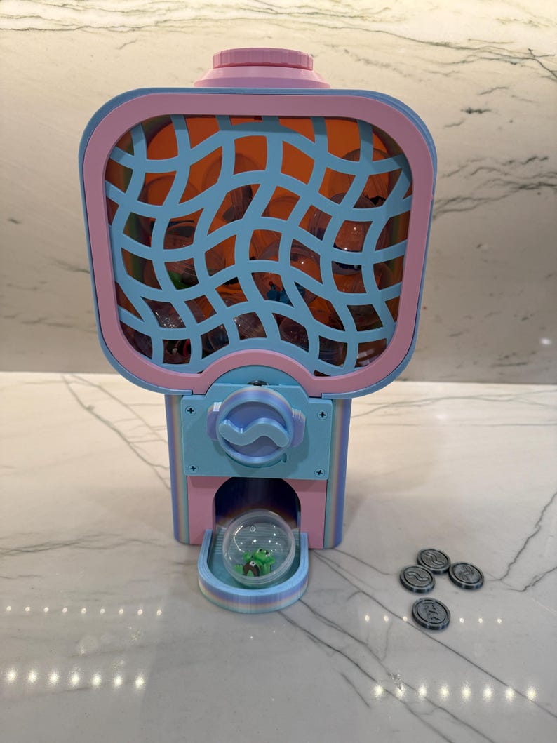 Token Capsule Vending Machine | Classroom Reward Dispenser, Gacha Prize ...