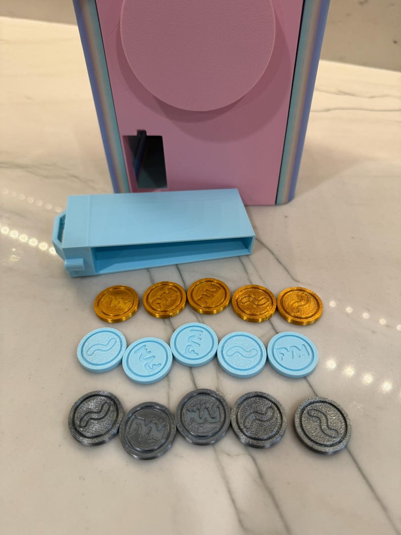 Token Capsule Vending Machine | Classroom Reward Dispenser, Gacha Prize ...