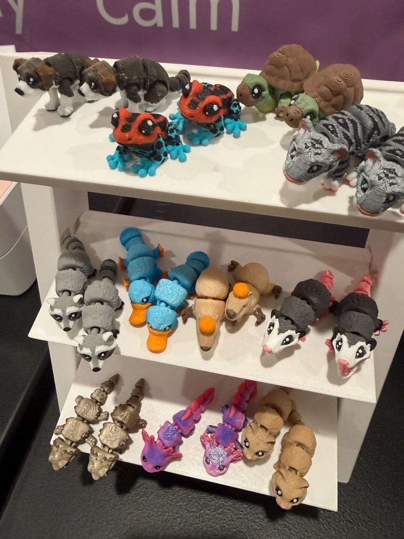 Critter Minis – Random Mini Fidget Animals | 3D Printed Pocket Pets ...
