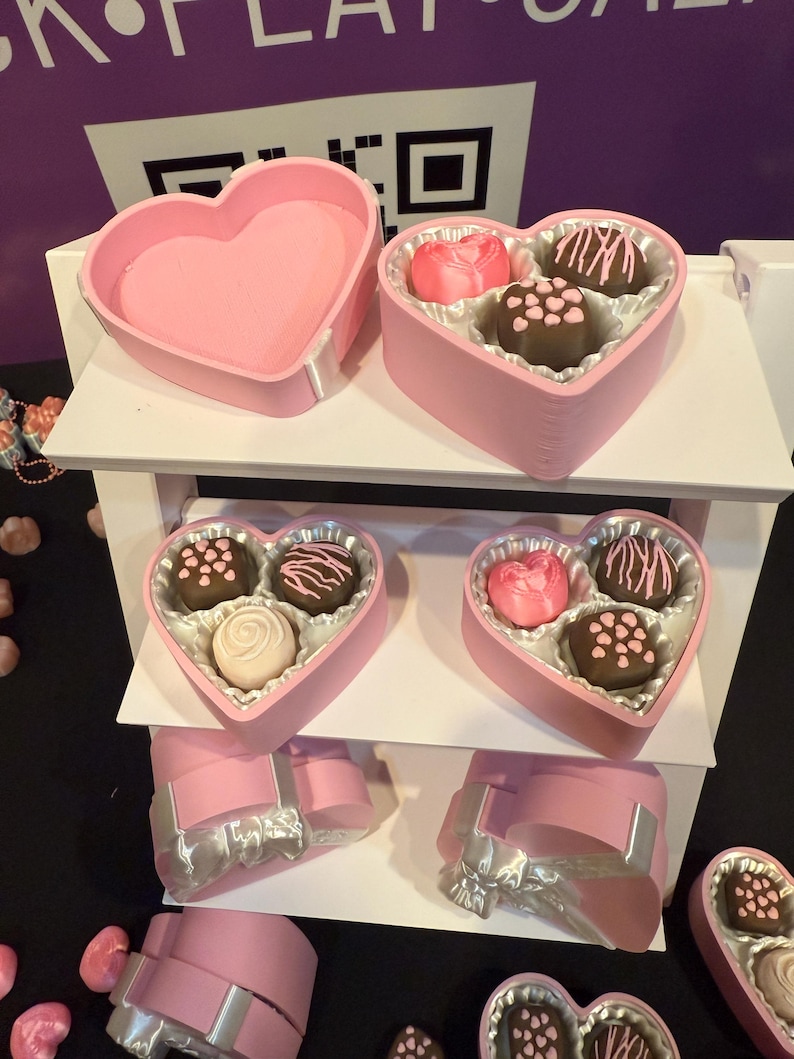 Heart Shaped Chocolate Box Clicker | Valentine Fidget Toy | Stress ...