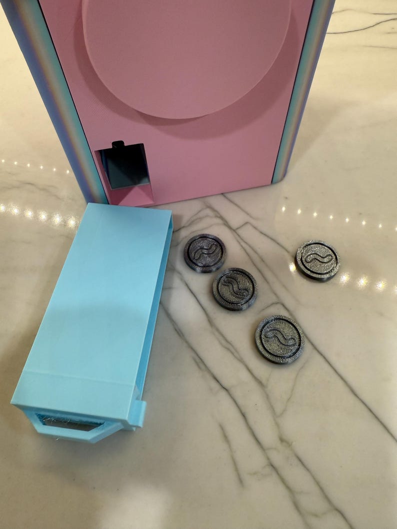 Token Capsule Vending Machine | Classroom Reward Dispenser, Gacha Prize ...