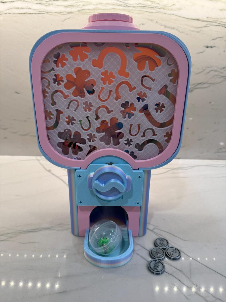 Token Capsule Vending Machine | Classroom Reward Dispenser, Gacha Prize ...