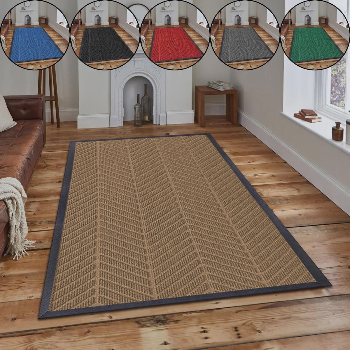 Non Slip Door Mat Heavy Duty Barrier Entrance | Non-slip Dirt Trap ...