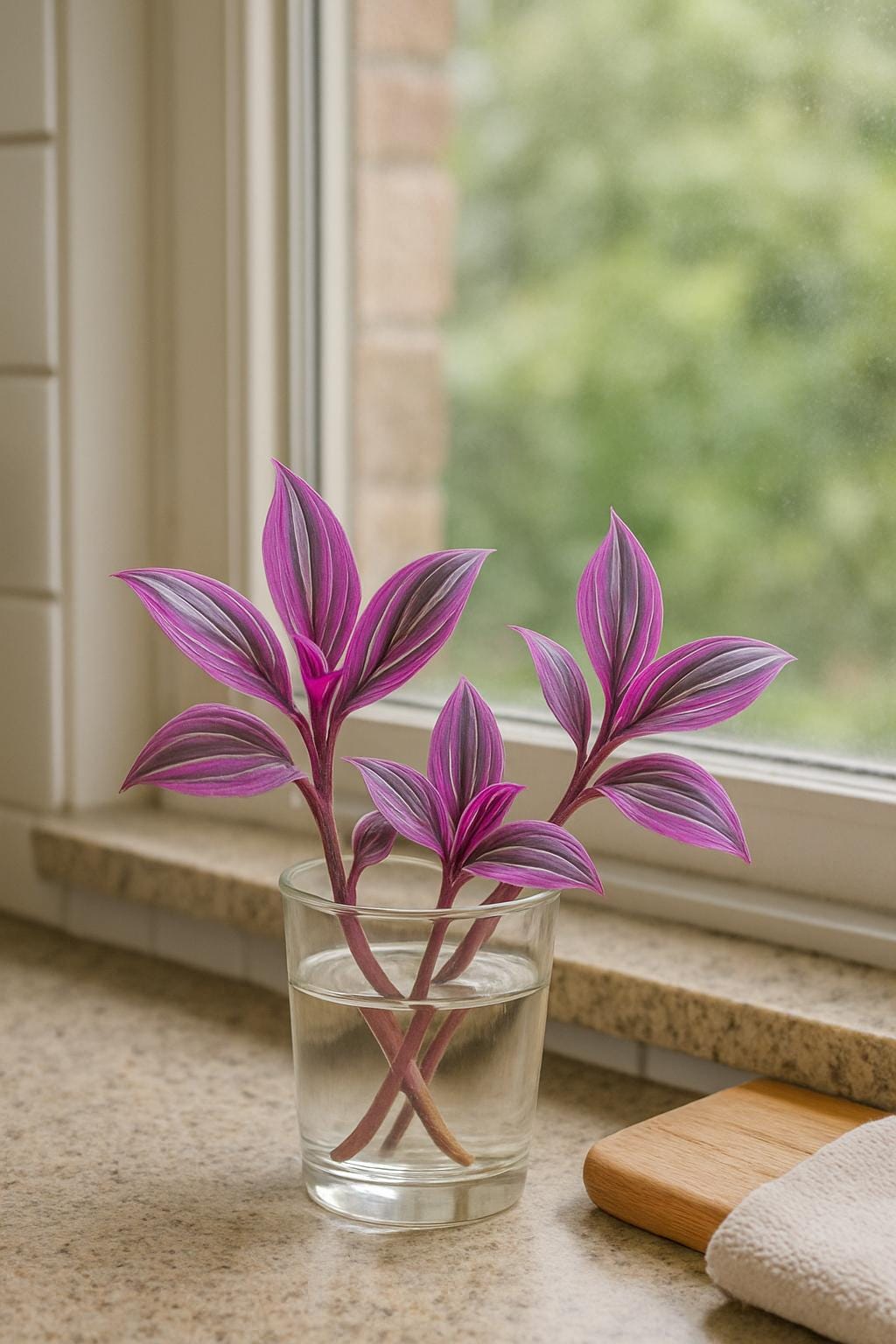 Tradescantia Nanouk Cutting – Rare Houseplant, Easy to Root, Pink and ...
