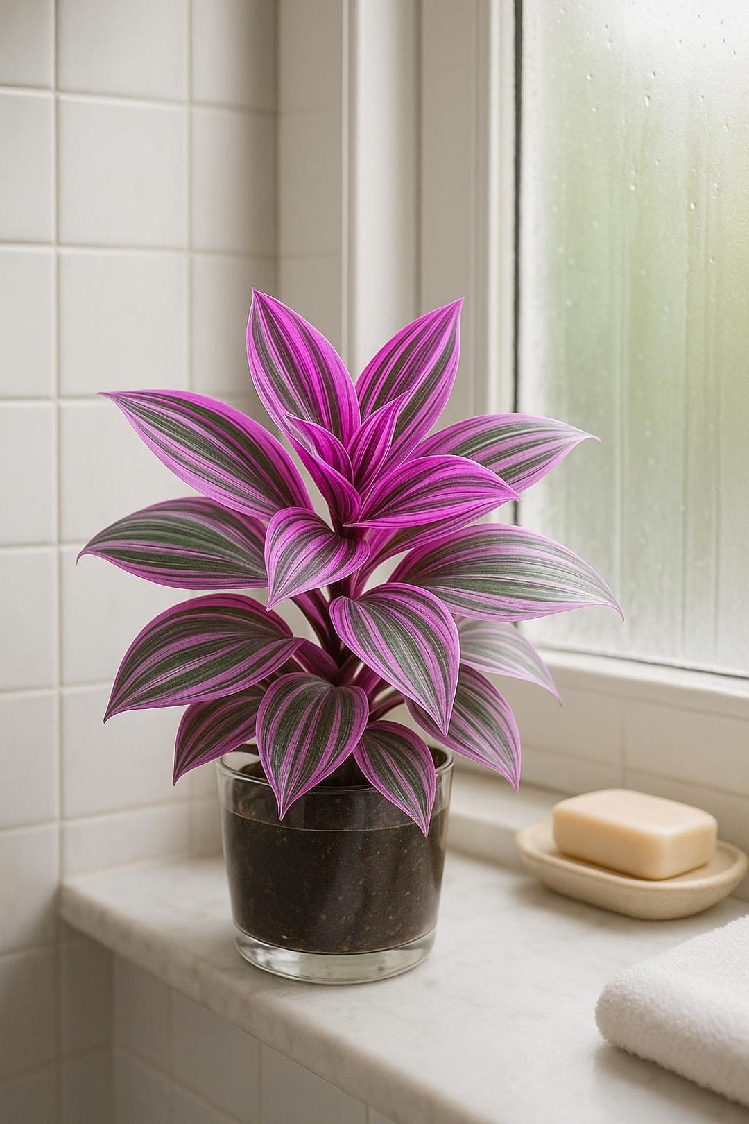 Tradescantia Nanouk Cutting – Rare Houseplant, Easy to Root, Pink and ...