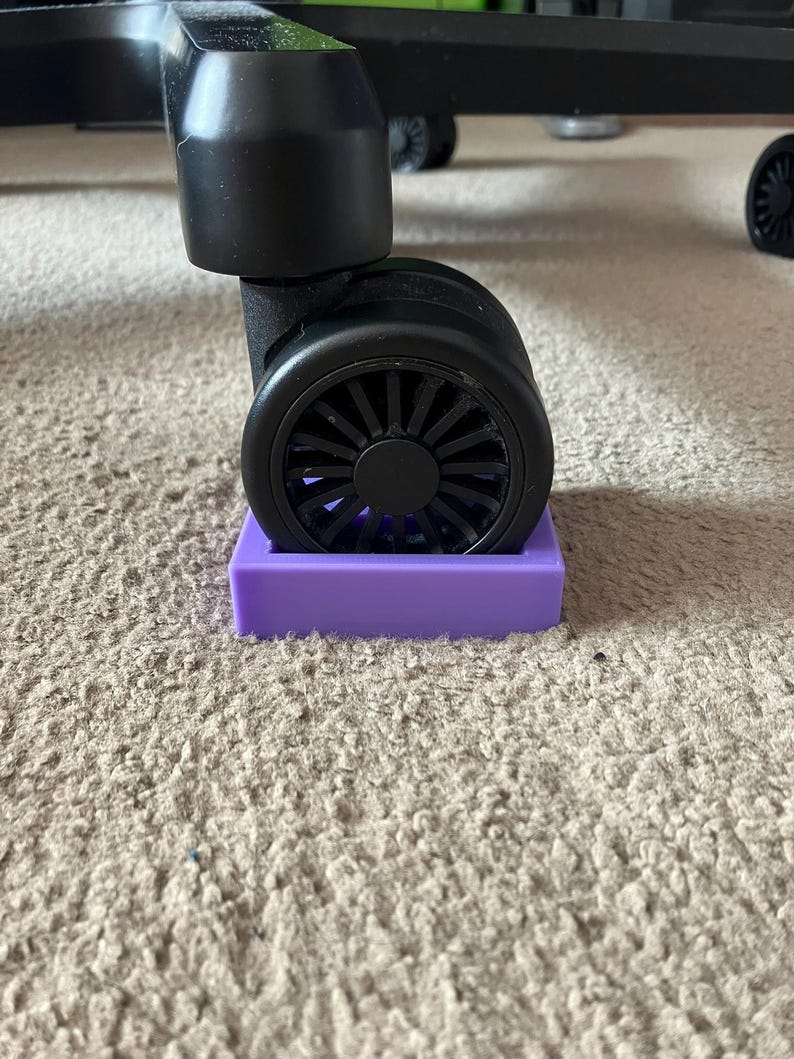 Office Chair Wheel Lock – 3D Printed Caster Stopper for 65mm Wheels ...