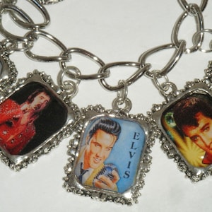 Elvis Charm Bracelet Altered Art - Etsy