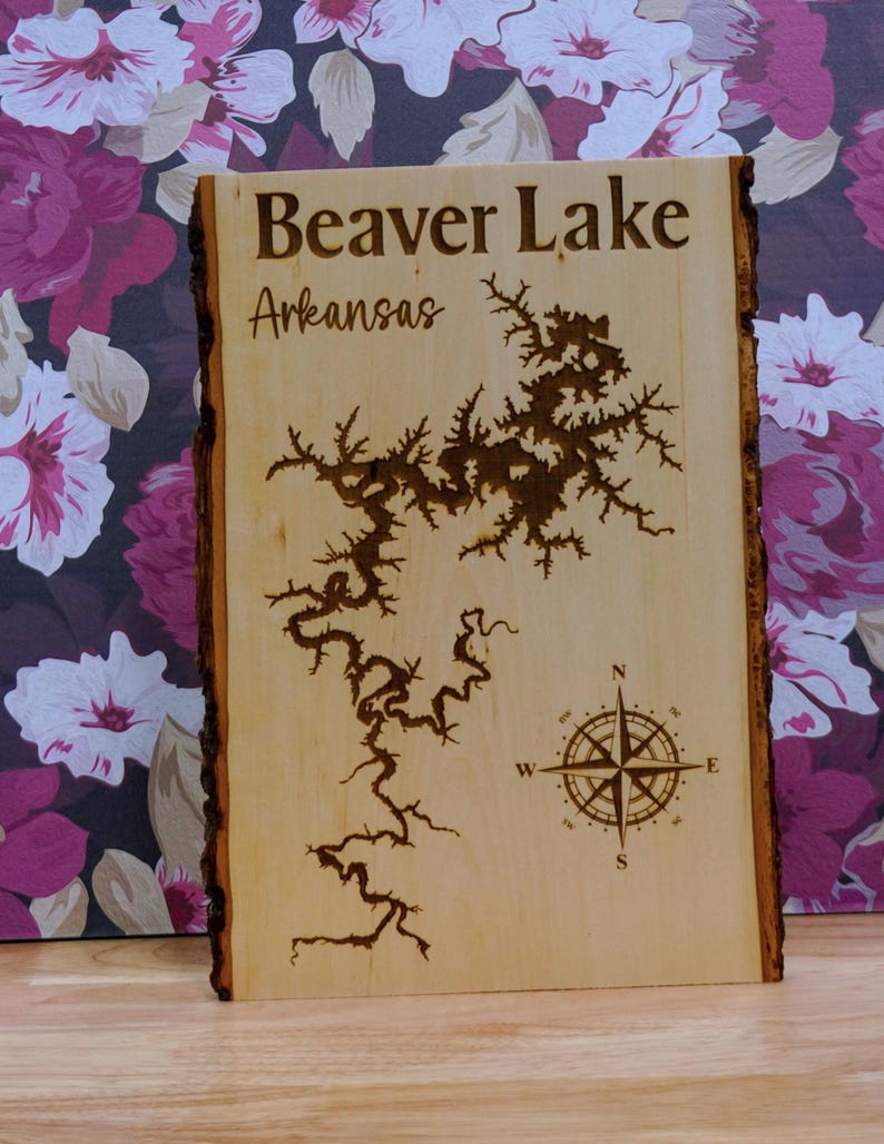 Beaver Lake Laser Etched Sign - Etsy