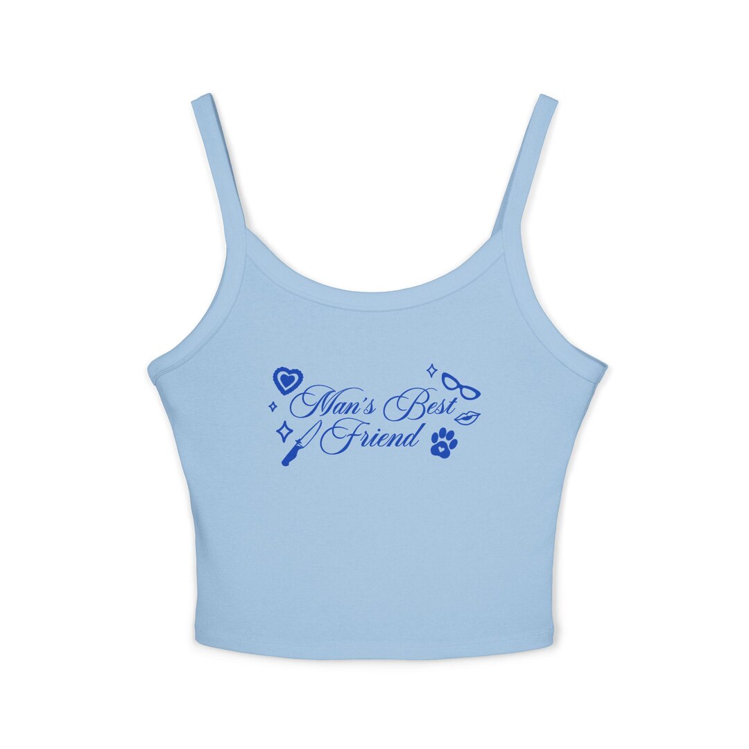 Sabrina Carpenter Inspired Tank Top, Man’s Best Friend Strap Shirt ...