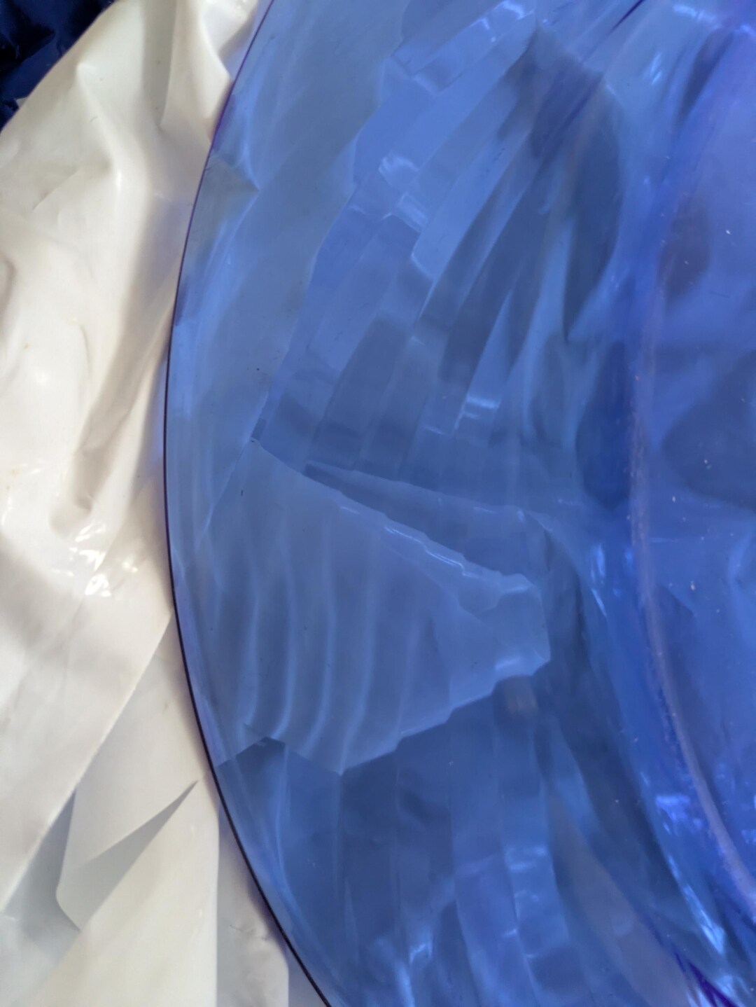PYREX? Festiva Cobalt Blue Glass 10.5" Dinner Plate. Set of 3 - Etsy