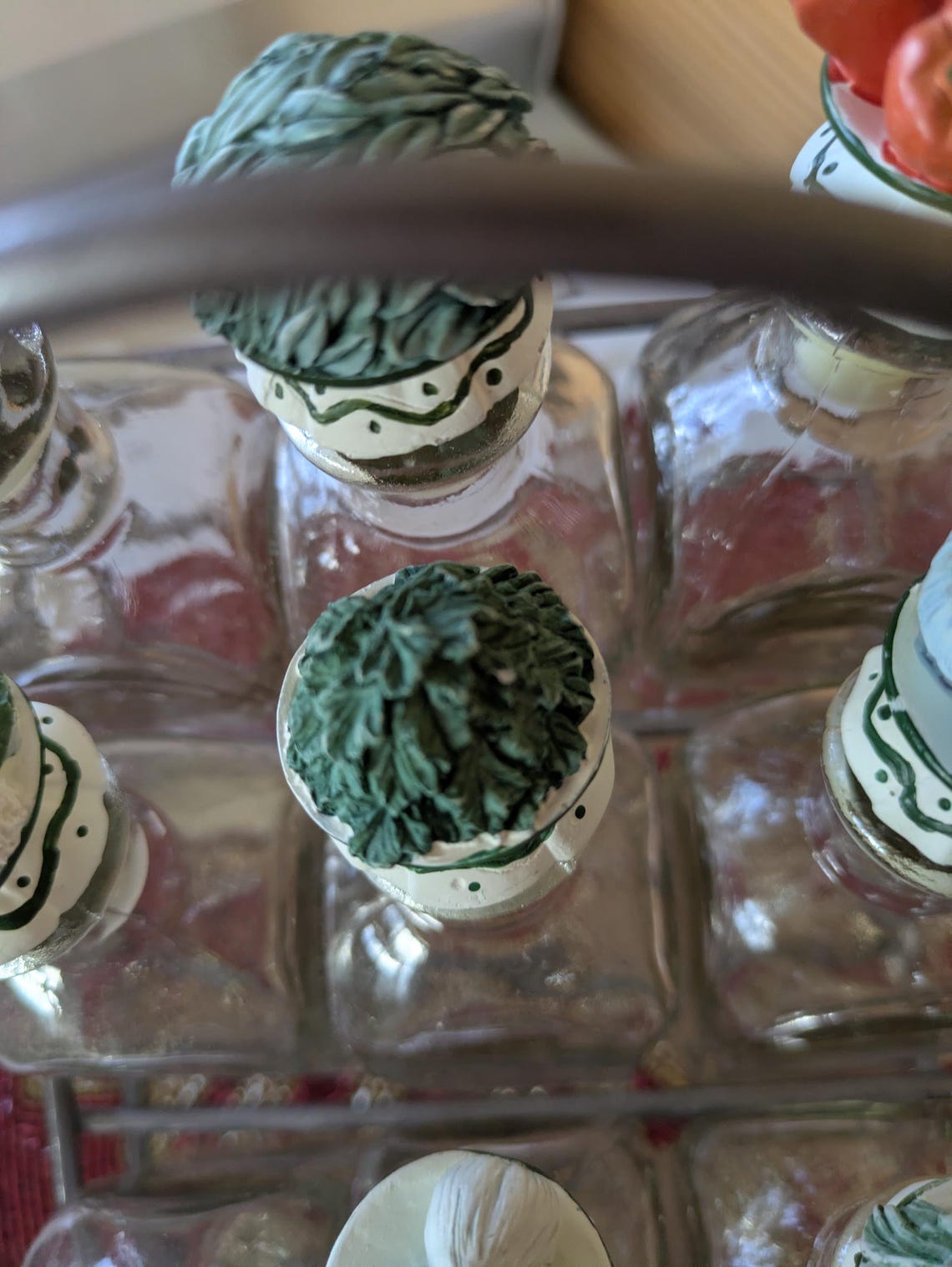 Vintage Nine Piece Spice Rack, Olive Oil Display - Etsy