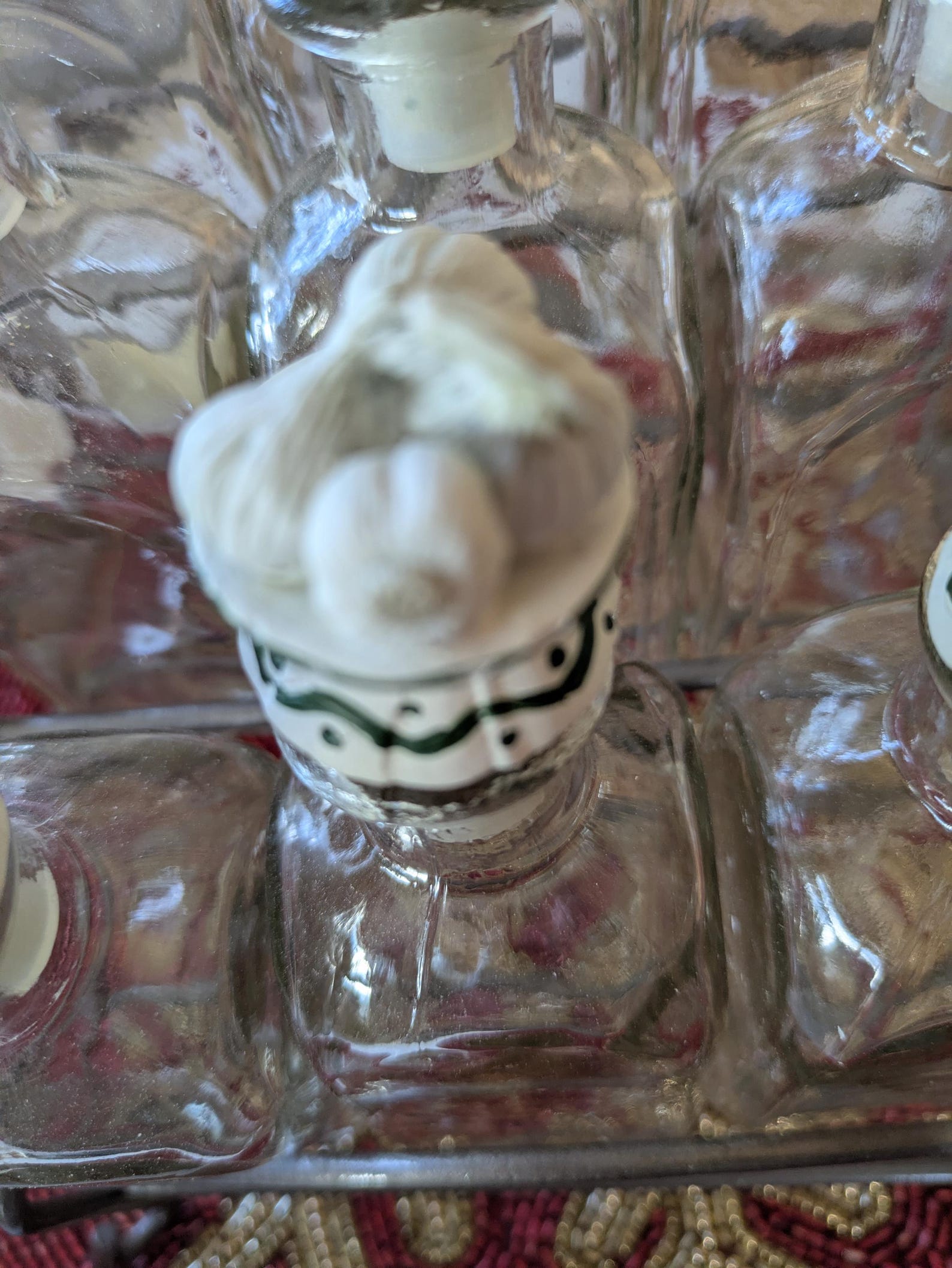 Vintage Nine Piece Spice Rack, Olive Oil Display - Etsy
