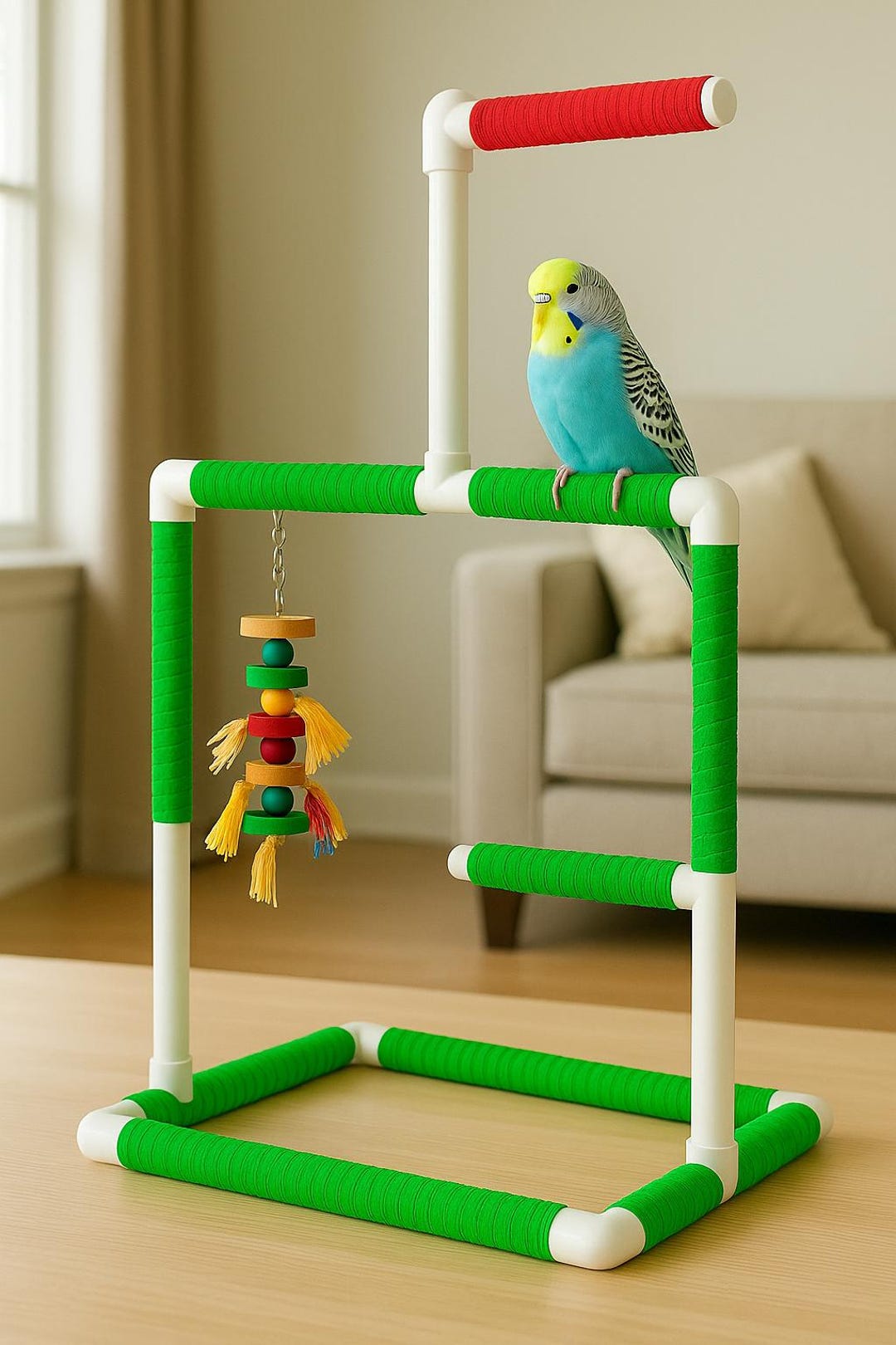 Custom PVC Bird Perch/play Stand - Etsy