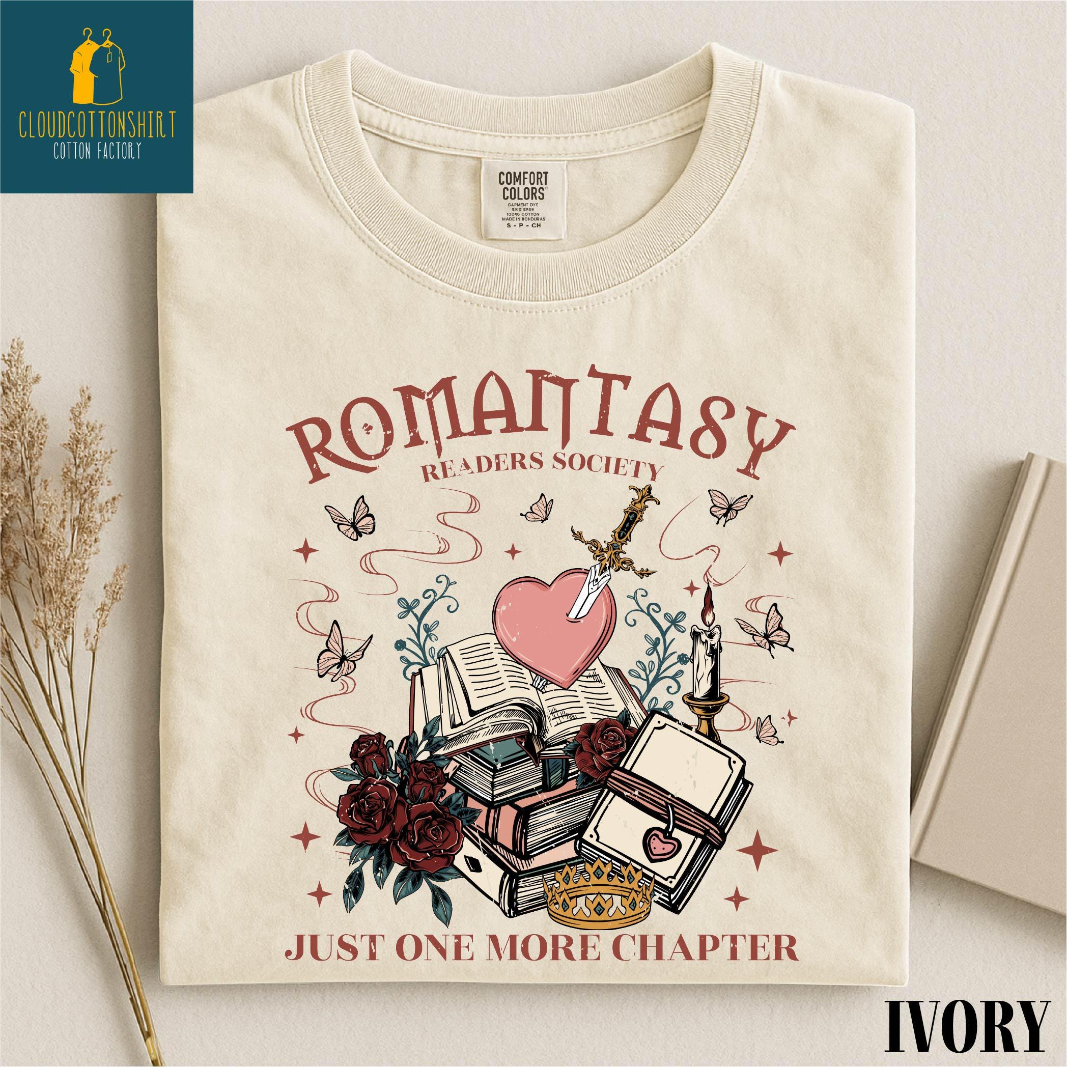 Romantasy Readers Society Shirt, Dark Romance Sweater, Romantasy Reader ...
