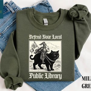 Defend the Public Library Sweater - Etsy