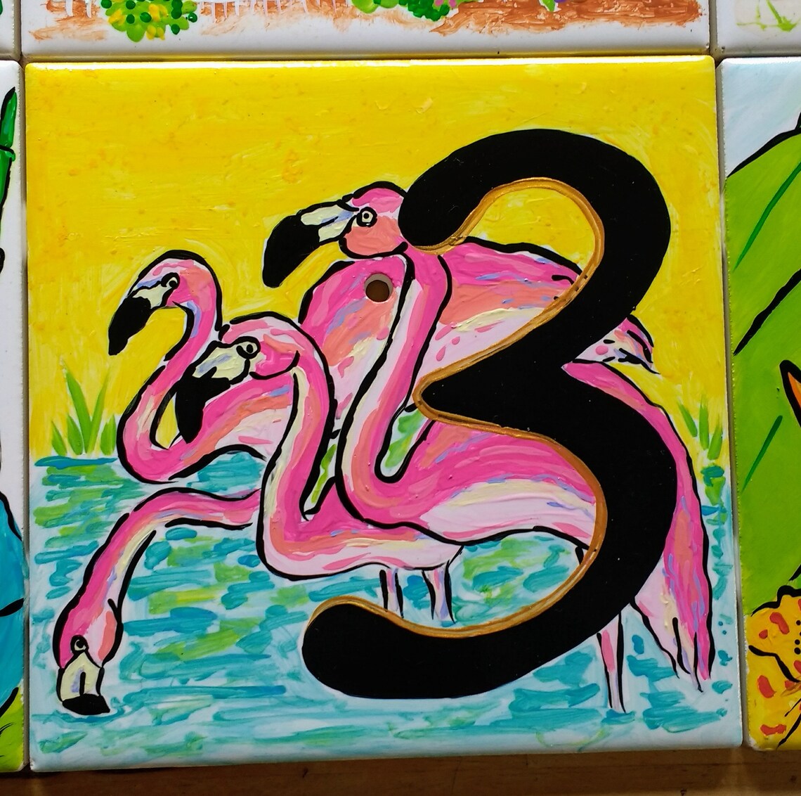 Address Numbers Beachy Tiles Numbers 1-9 - Etsy