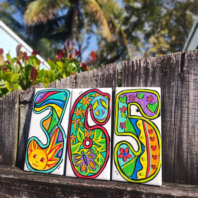Tile House Numbers - Etsy