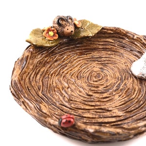 Hedgehog Pottery Dish / Condiment Bowl, Hedgehog Lover Gift, Artisan ...