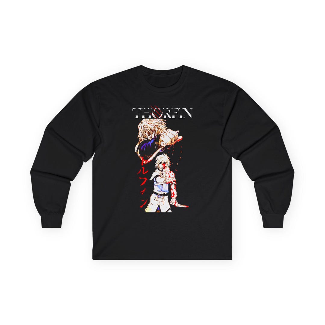 Tokyo Ghoul Kaneki Anime Illustration Long Sleeve Tee | Japanese Text ...