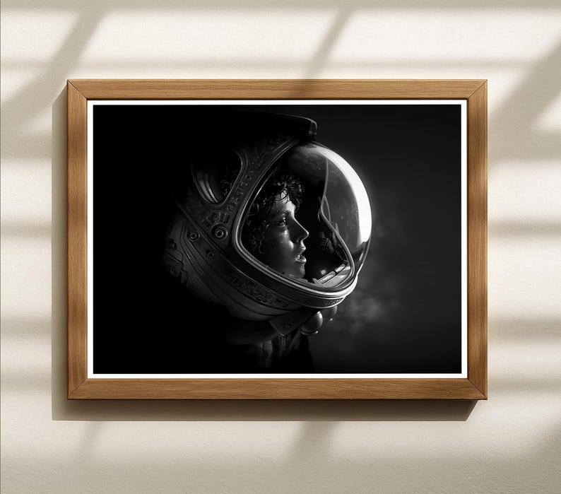 Alien 1979 Movie Poster, Movie Scenes Wall Art, Sigourney Weaver Poster ...