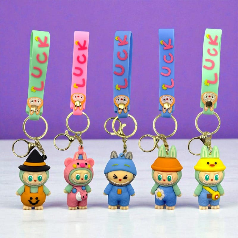 Labubu Keychains Mini - Etsy