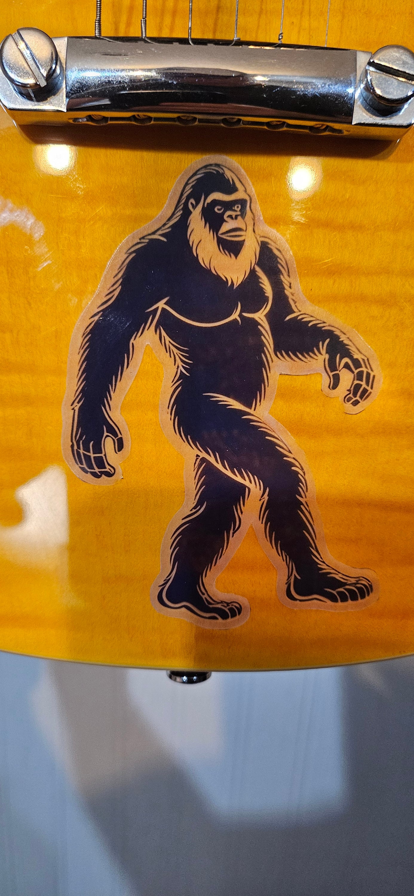 Transparent Bigfoot Window Sticker Decal. UV Resistant, Waterproof ...