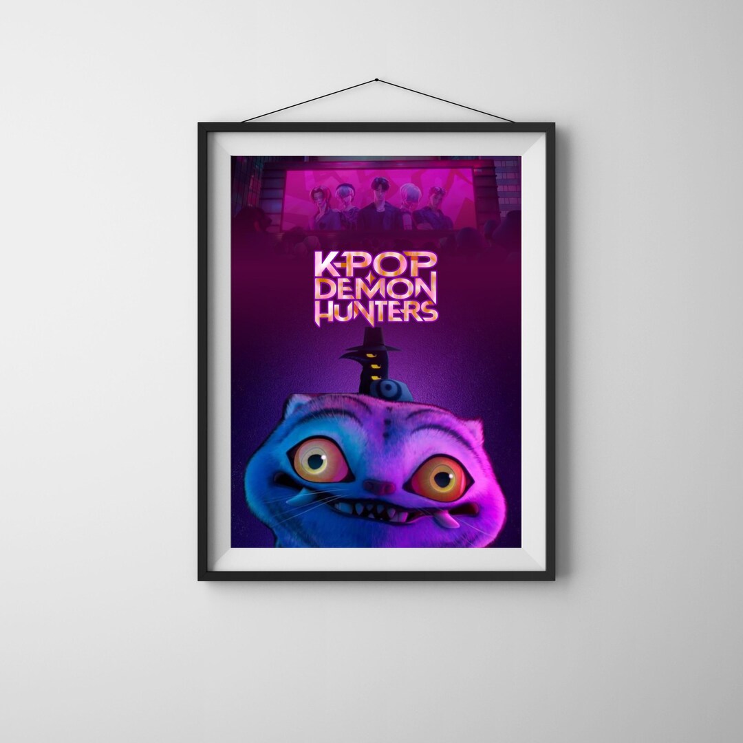 Kpop Huntrix Poster, Phone Wallpaper, Printable Wall Art, Digital ...