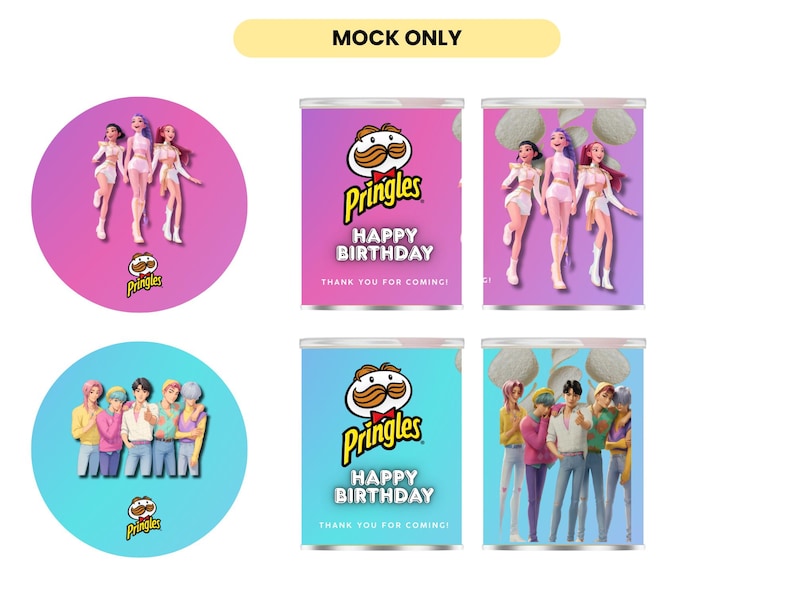 Kpop Pringles Wrap Printable Featuring Rumi From Saja Boys Demon ...