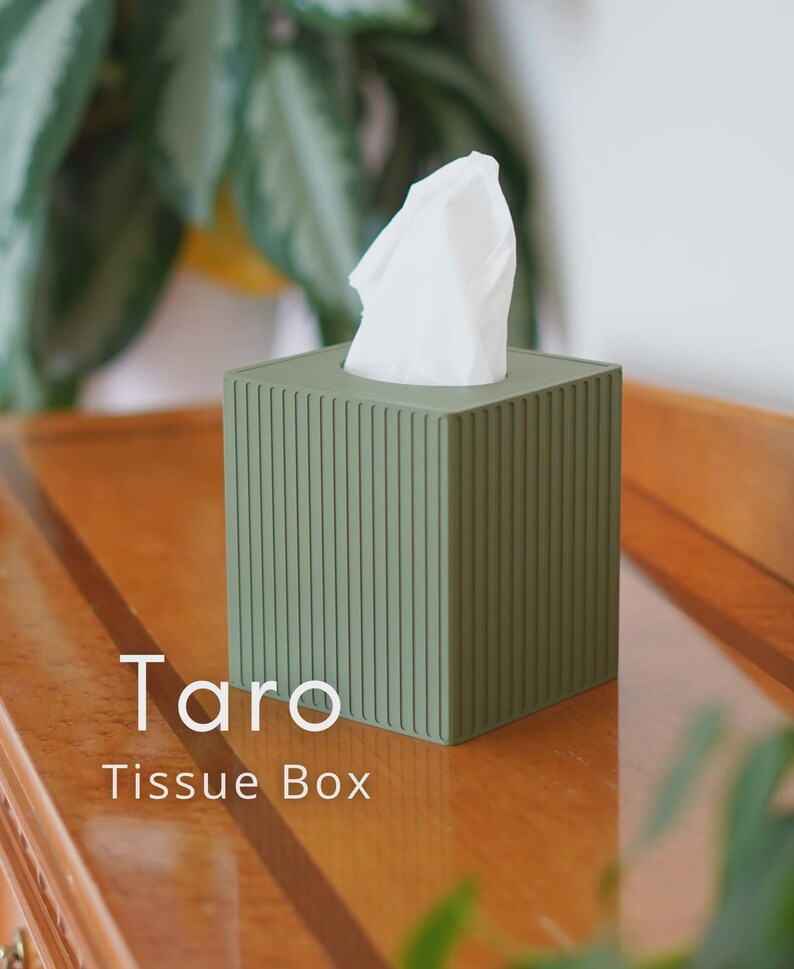 Tissue Box Cover | 3D Printed Minimalist Tissue Box Sleeve | Eco ...