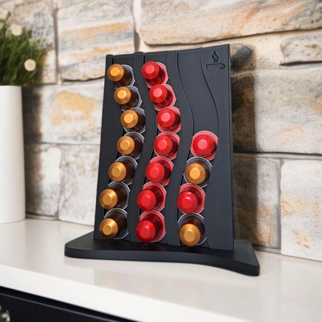 Modern Nespresso Pod Holder – Wave Design Coffee Pod Organizer - Etsy