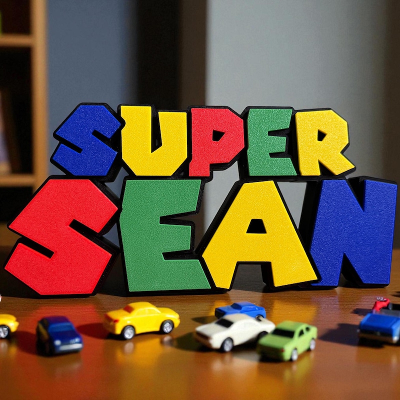 3d Print Toys Mario - Etsy