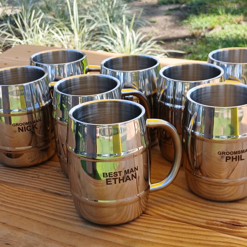 Beer Mugs Stainless - Etsy