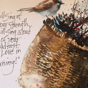 I Will Sing of Your Strength , Print - Etsy