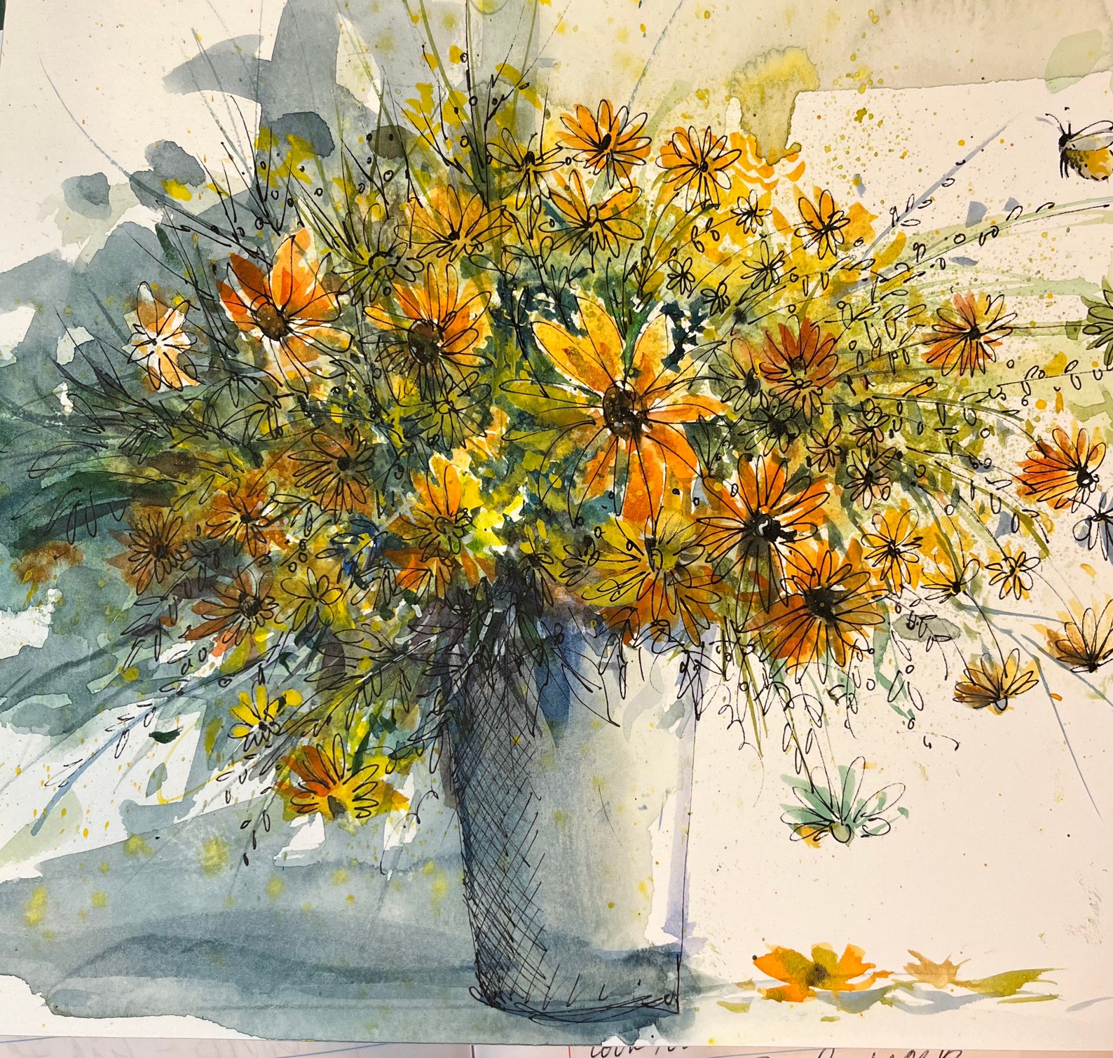 August Yellow - Etsy