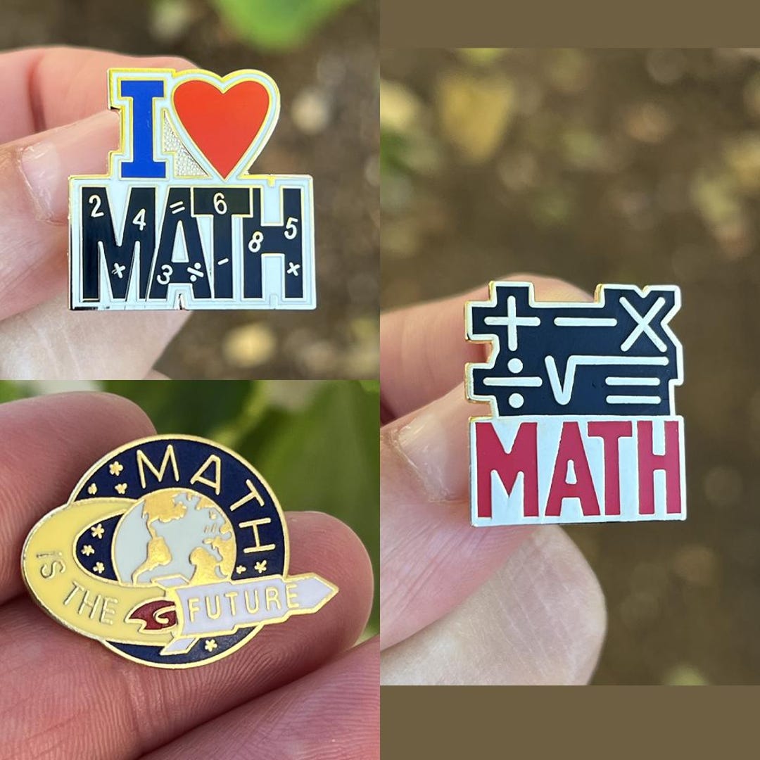 Math Lapel Pins - Etsy